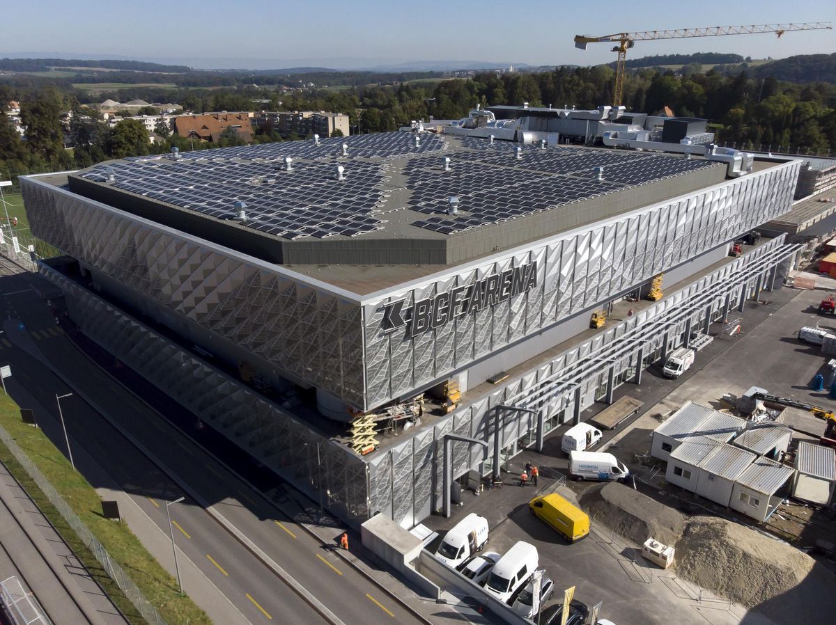 Hockey sur glace: Les premières images de la nouvelle BCF Arena - Le Matin