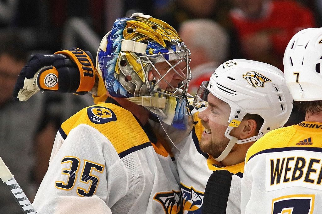 Hockey sur glace: Un gardien de NHL marque un but - Le Matin