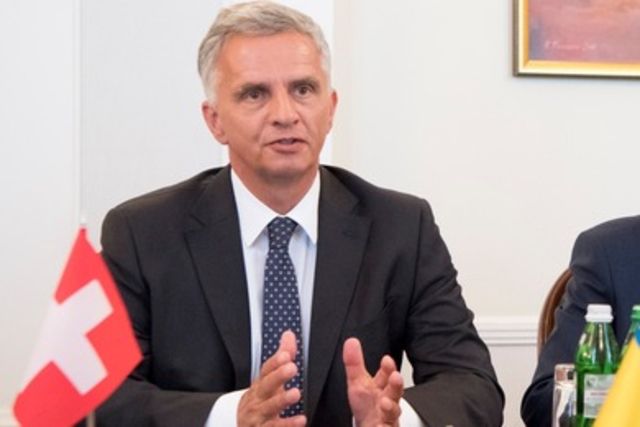 Rencontre: Didier Burkhalter: «L'Ukraine nous inquiète» - Le Matin