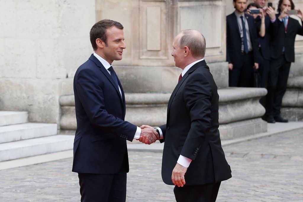 France: Macron a rencontré Poutine à Versailles - Le Matin