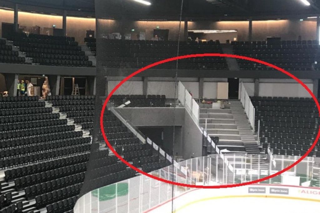 Hockey sur glace: Vaudoise aréna: le secteur visiteur, «c'est la honte ...