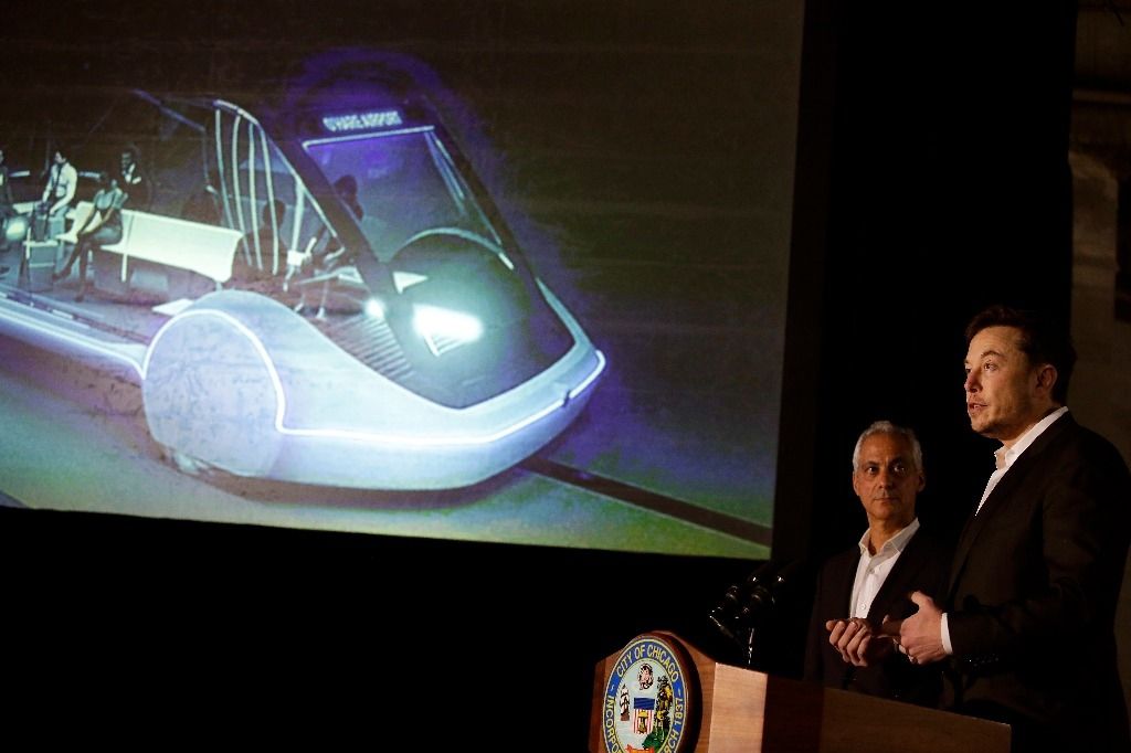 Transports: Le train futuriste d'Elon Musk arrive à Chicago - Le Matin