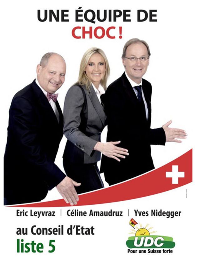 Une affiche sur le gril: l'UDC | Tribune de Genève
