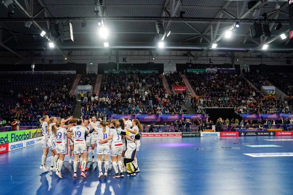 Unihockey: Superfinal in Kloten: Die Konfettikanone steht auch für die ...