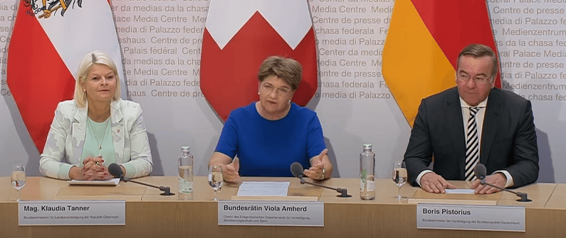 Boris Pistorius und Viola Amherd: Pläne zu Europas Sky Shield | Tages ...