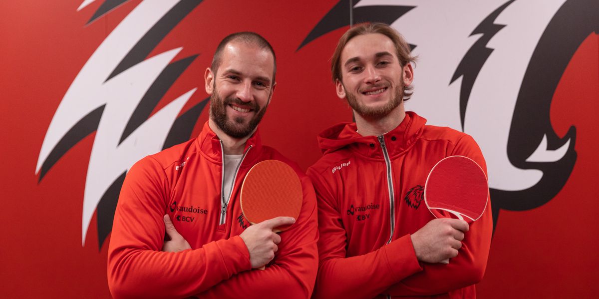 Vaudoise aréna: jouez au ping-pong avec les stars du LHC