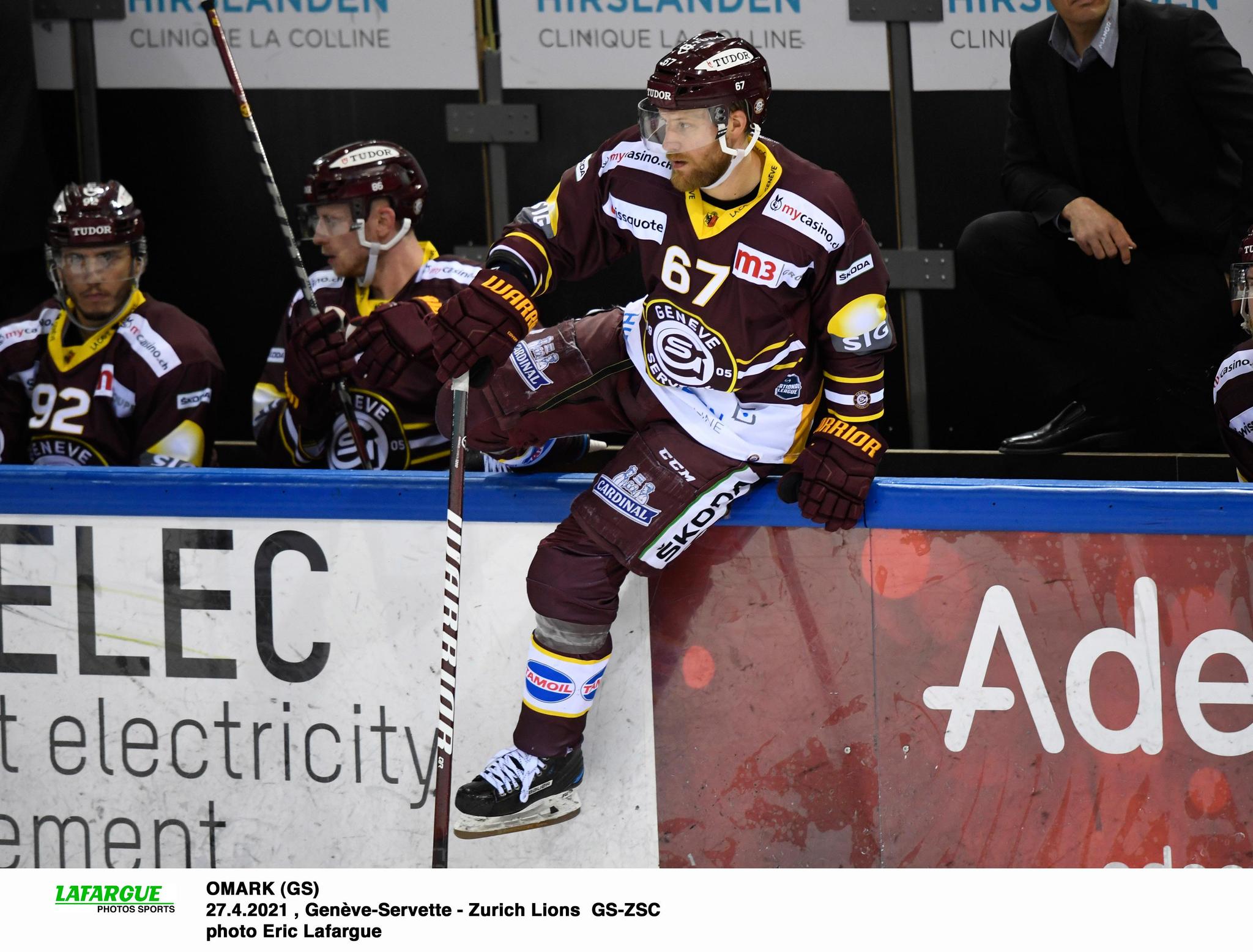 Hockey sur glace - Linus Omark va revenir à Genève, mais pas Robert ...
