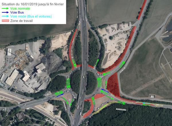 Chantier au Luxembourg – Ca va (encore) coincer au rond-point Irrgarten ...