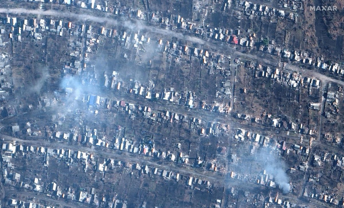 Frontlinie im Ukraine-Krieg : Aktuelle Satellitenbilder zeigen ...