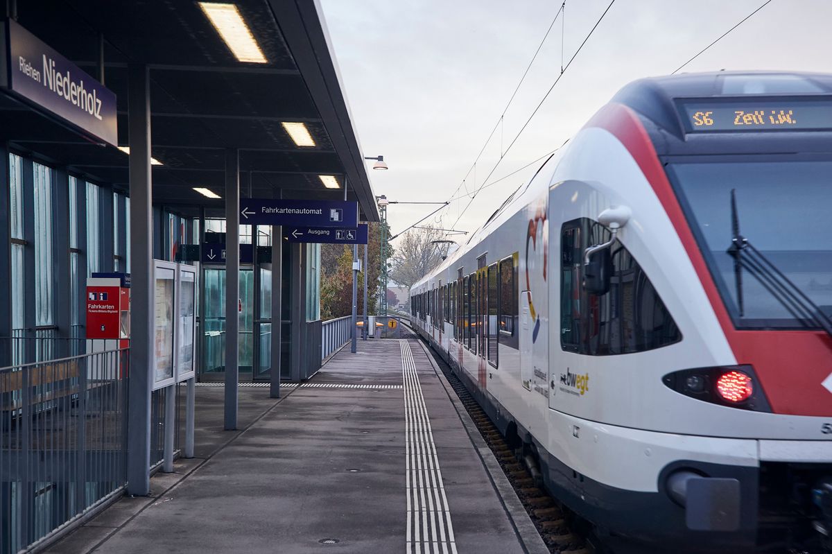 Baustelle auf Wiesentallinie: Teilausfälle bei der S5 und S6 | Basler Zeitung