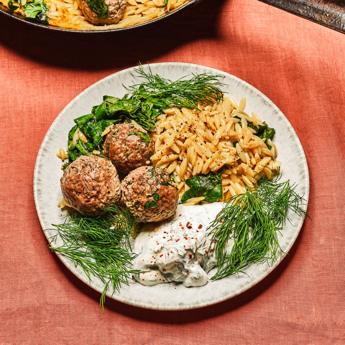 Christian Seilers Rezepte: Hackfleischbällchen mit Orzo-Pasta | Tages ...