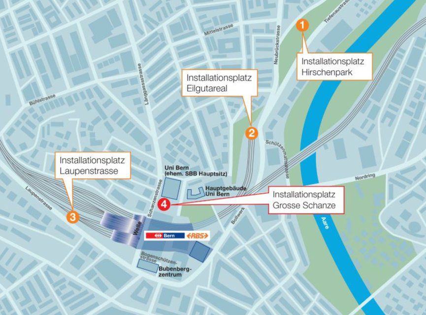 Bahnhof Bern: Jetzt geht es ab in die Tiefe | Berner Zeitung
