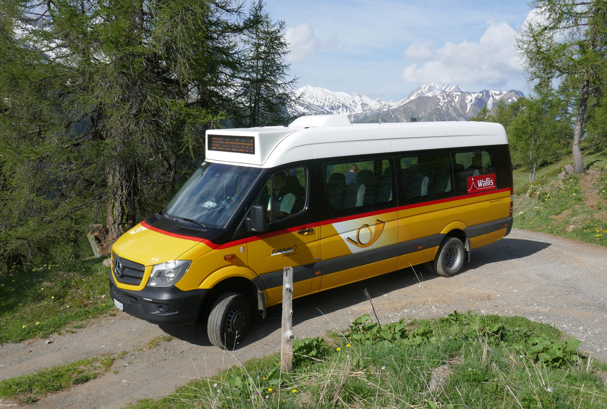 Bus alpin: Fahrgastrekord in Schweizer Bergregionen 2025