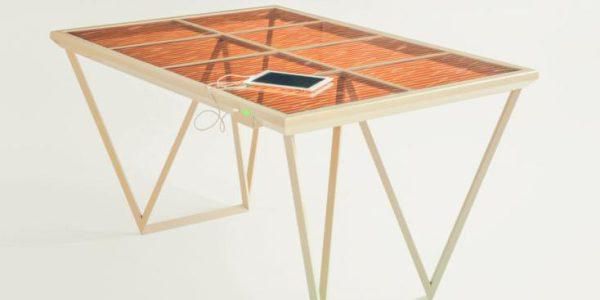 Praktisch – Dieser Solartisch lädt auch das Handy auf - L'essentiel