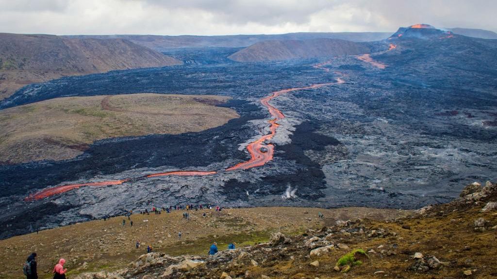 Islande: Eruption dans une fissure volcanique près de Reykjavik - Le Matin