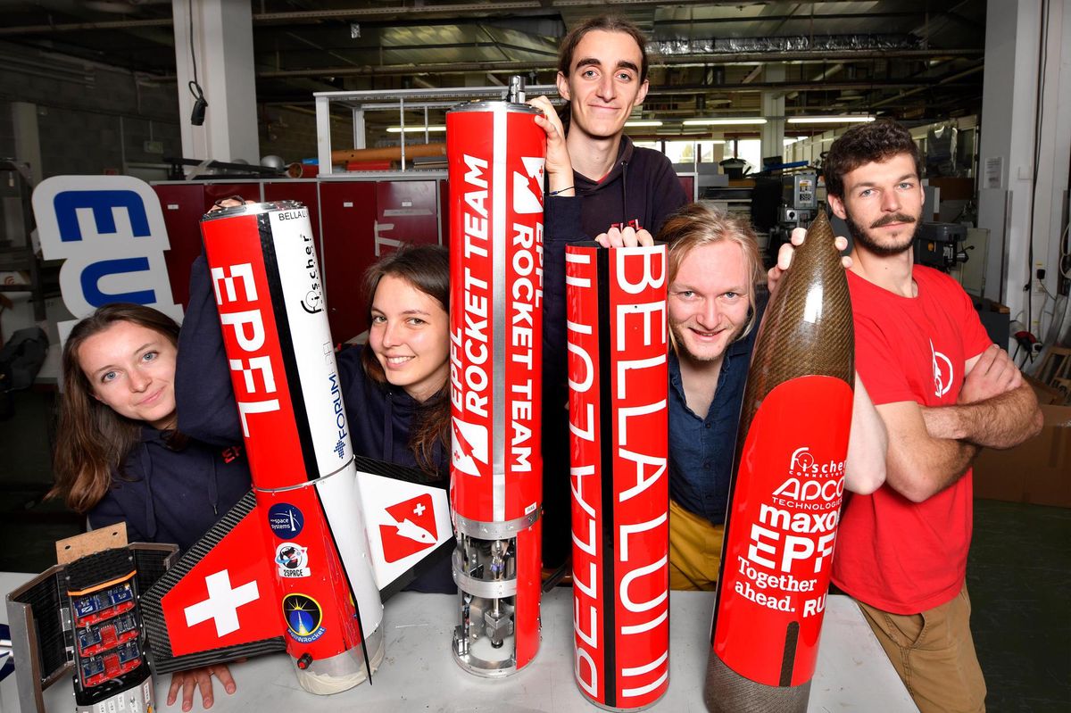 La «Rocket Team» championne d’Europe - La passion des fusées fuse à l’EPFL