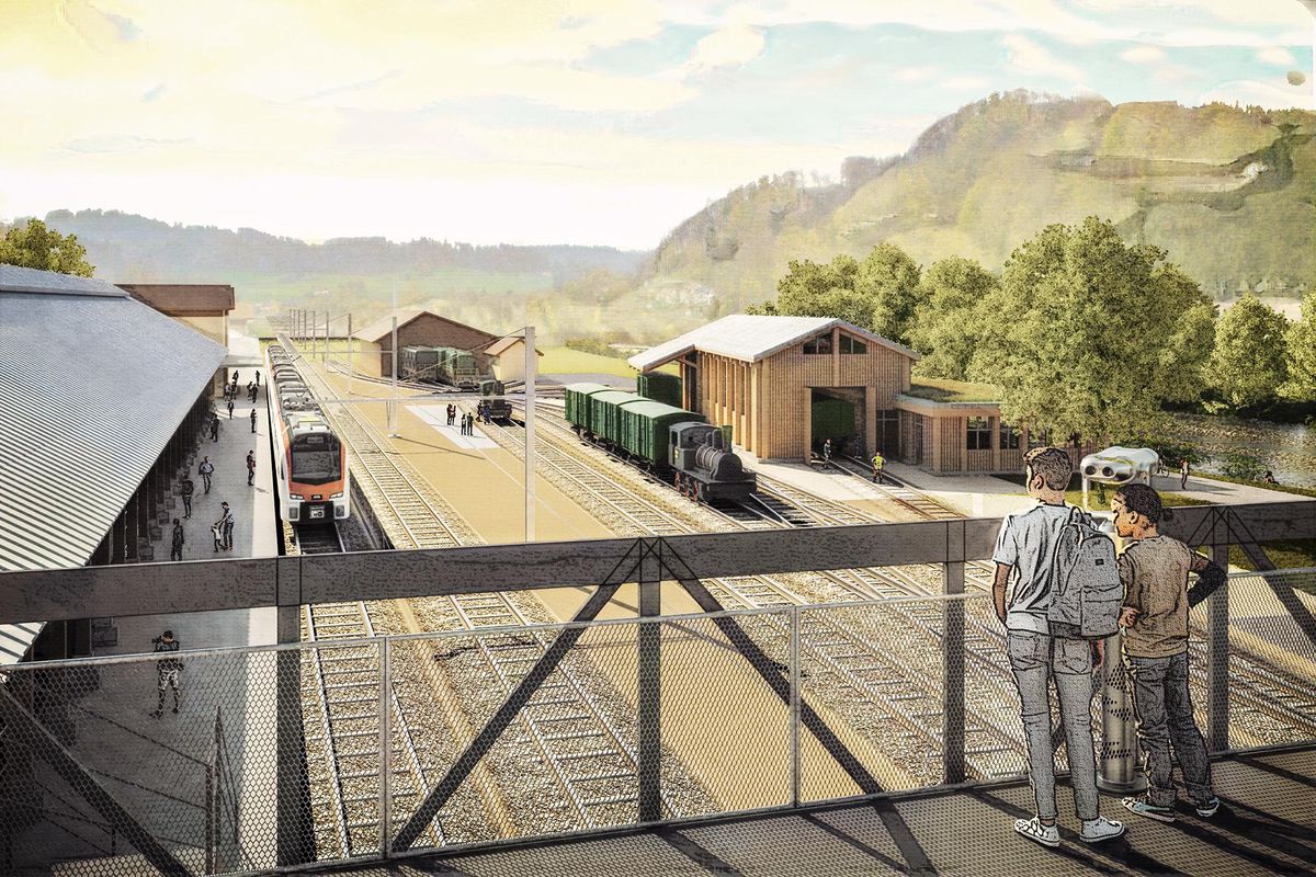 SBB spendet alte Gebäude: Ein Dorfbahnhof im Tösstal wird zum Eisenbahn ...