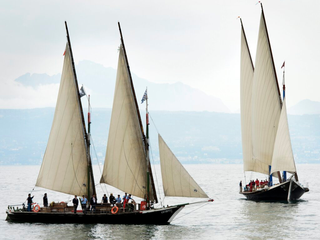 La Tour-de-Peilz: les vieux bateaux en vedettes du week-end
