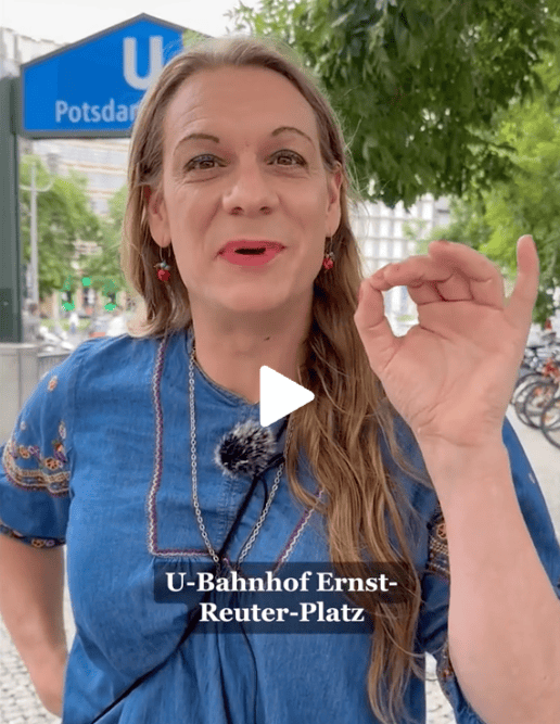 Sprecherin Philippa Jarke: Eine Trans Frau macht die Ansagen im ...