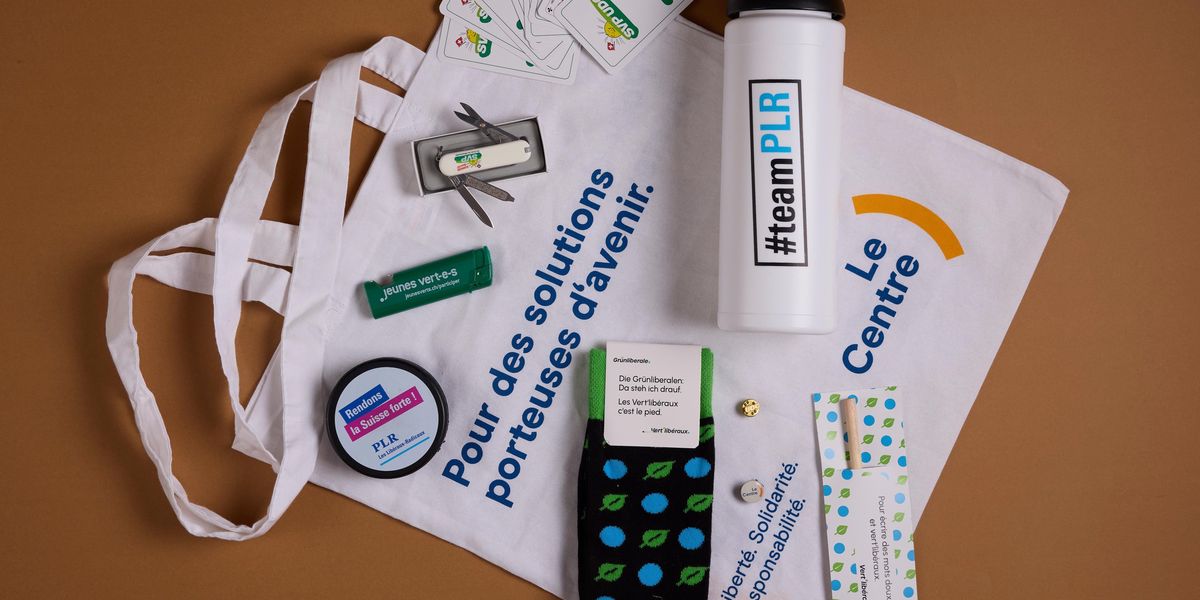 Partis politiques suisses: les curieux «goodies» à la vente | 24 heures