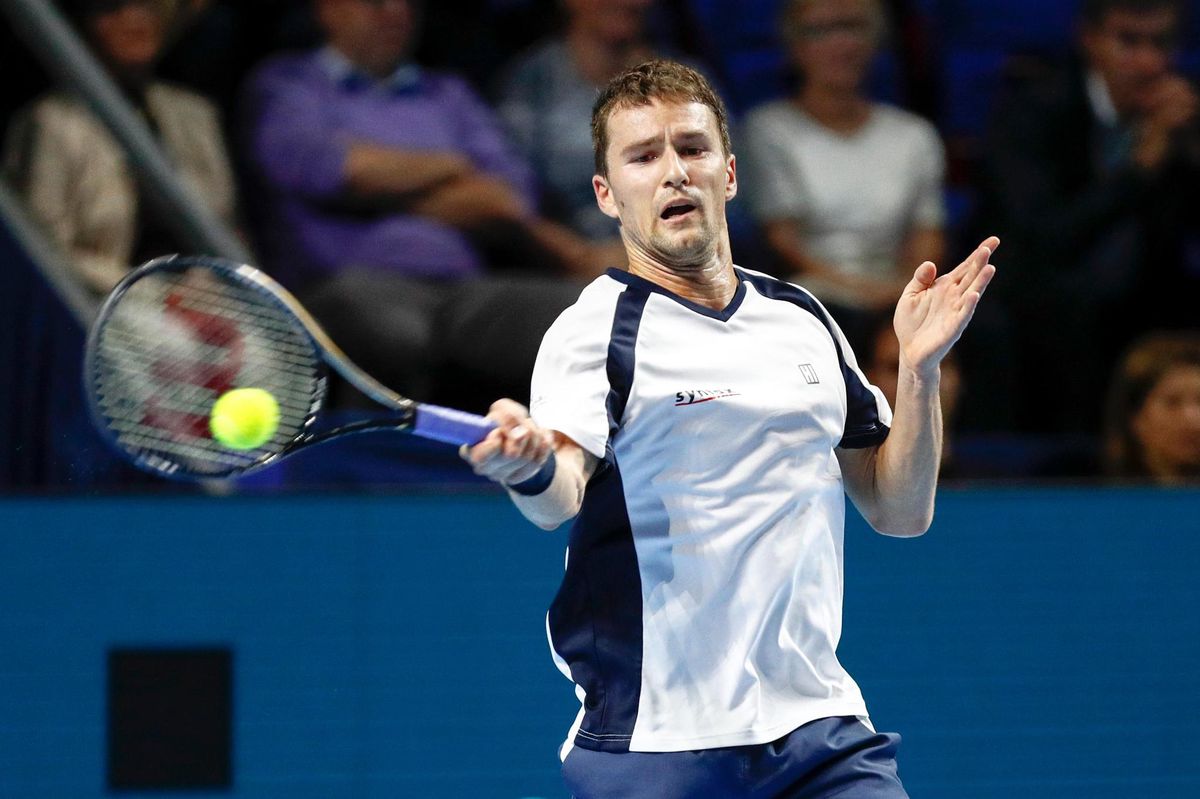 Marco Chiudinelli am Birseck-Cup - Für die Finalpartie mit der Mutter ...