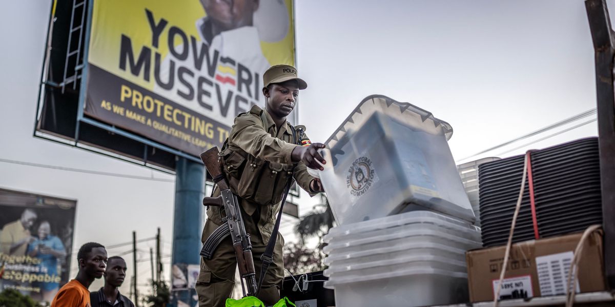 Uganda-Wahl: Verzögerungen und Internetsperre behindern Abstimmung