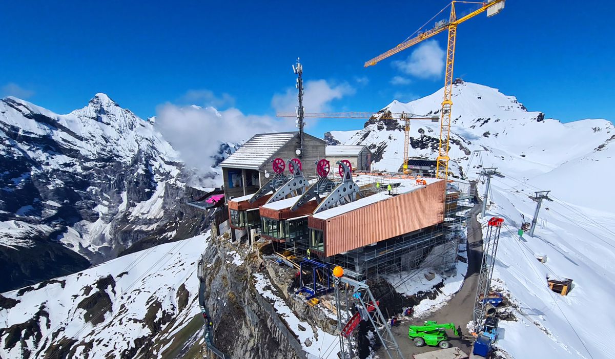 Neubau der Schilthornbahn: Wie die Seiltechnik verbaut wird | Berner ...