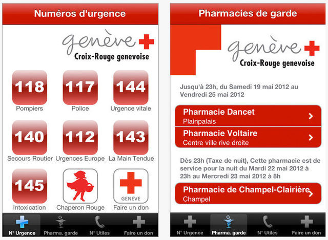 La Croix-Rouge genevoise lance une application iPhone | Tribune de Genève