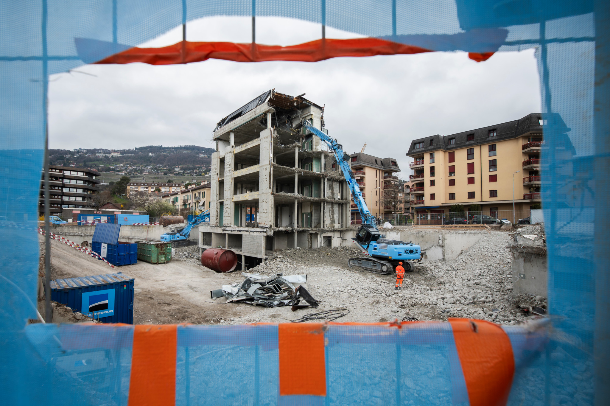 Vevey: plusieurs chantiers bouleversent le quartier Plan-dessus
