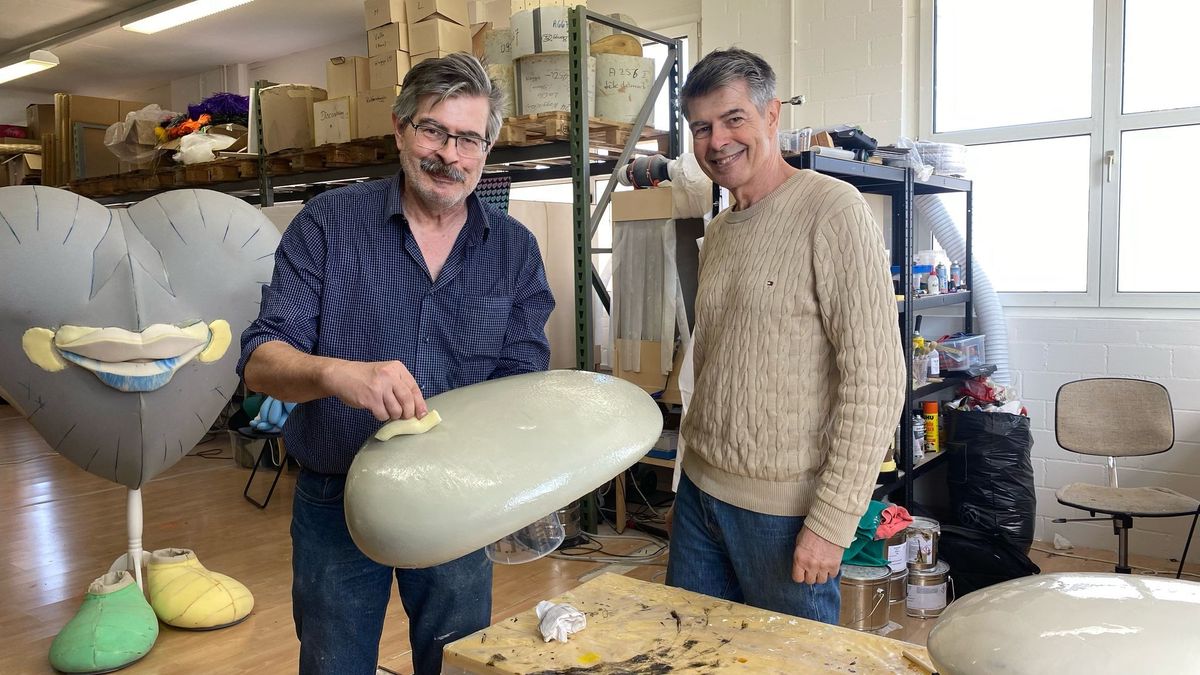 Gelterkinden: Larvenkünstler erstellen ESC-Maskottchen Lumo | Basler ...