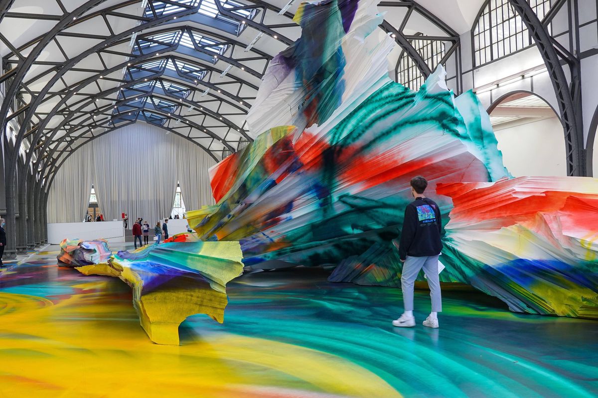 Art Basel: Messeplatz zeigt Kunst von Katharina Grosse | Basler Zeitung