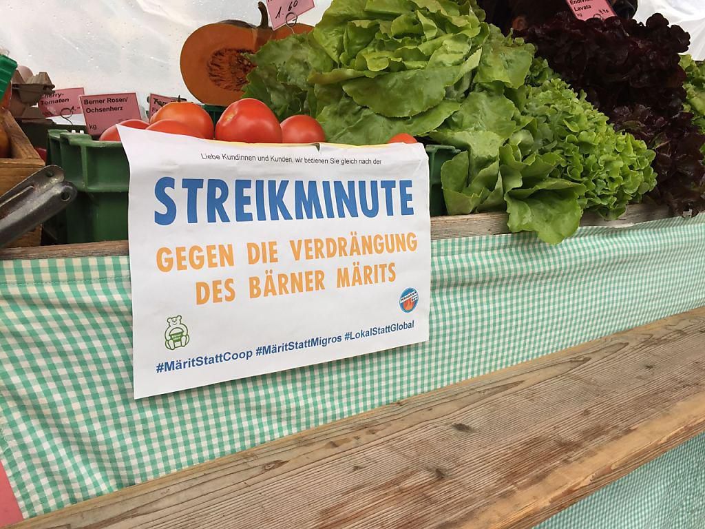 Bundesplatz – Doppelprotest am Märitstand | Der Bund