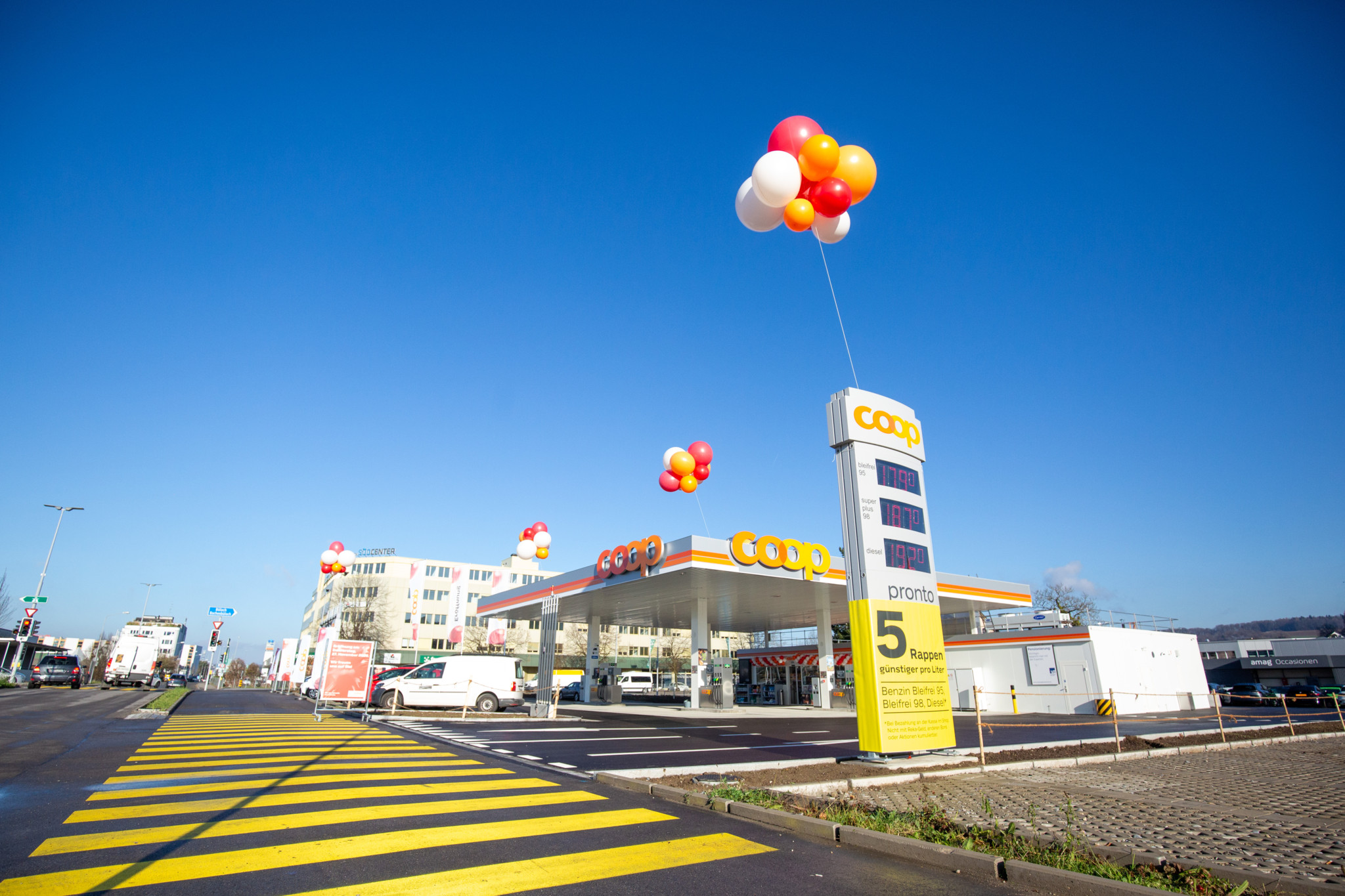 Die zweite neue Coop-Tankstelle fürs Unterland dieses Jahr