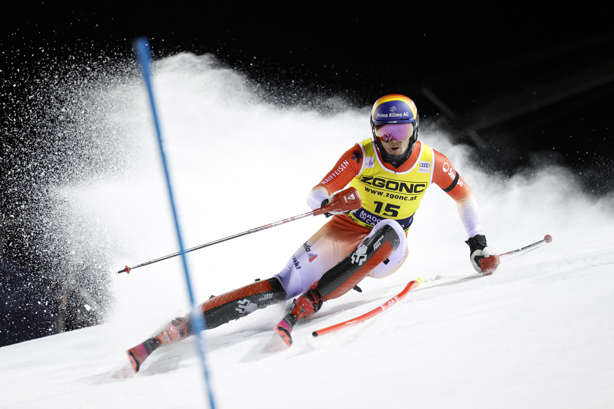 Slalom in Madonna: Clément Noël gewinnt das Ski-Spektakel