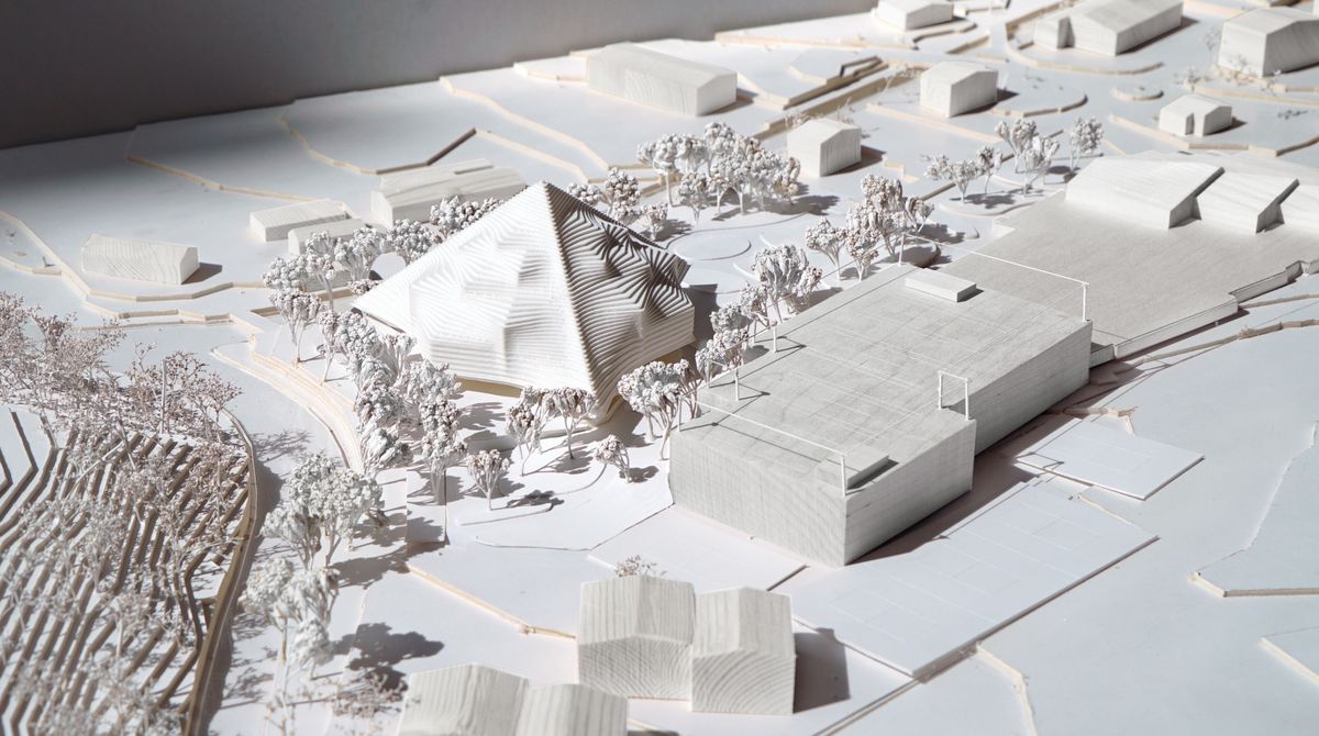 Gstaad Concert Hall: Wie eine Pyramide im Park mit feiner Akustik ...