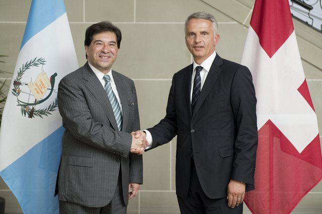 Didier Burkhalter reçoit son homologue guatémaltèque | 24 heures