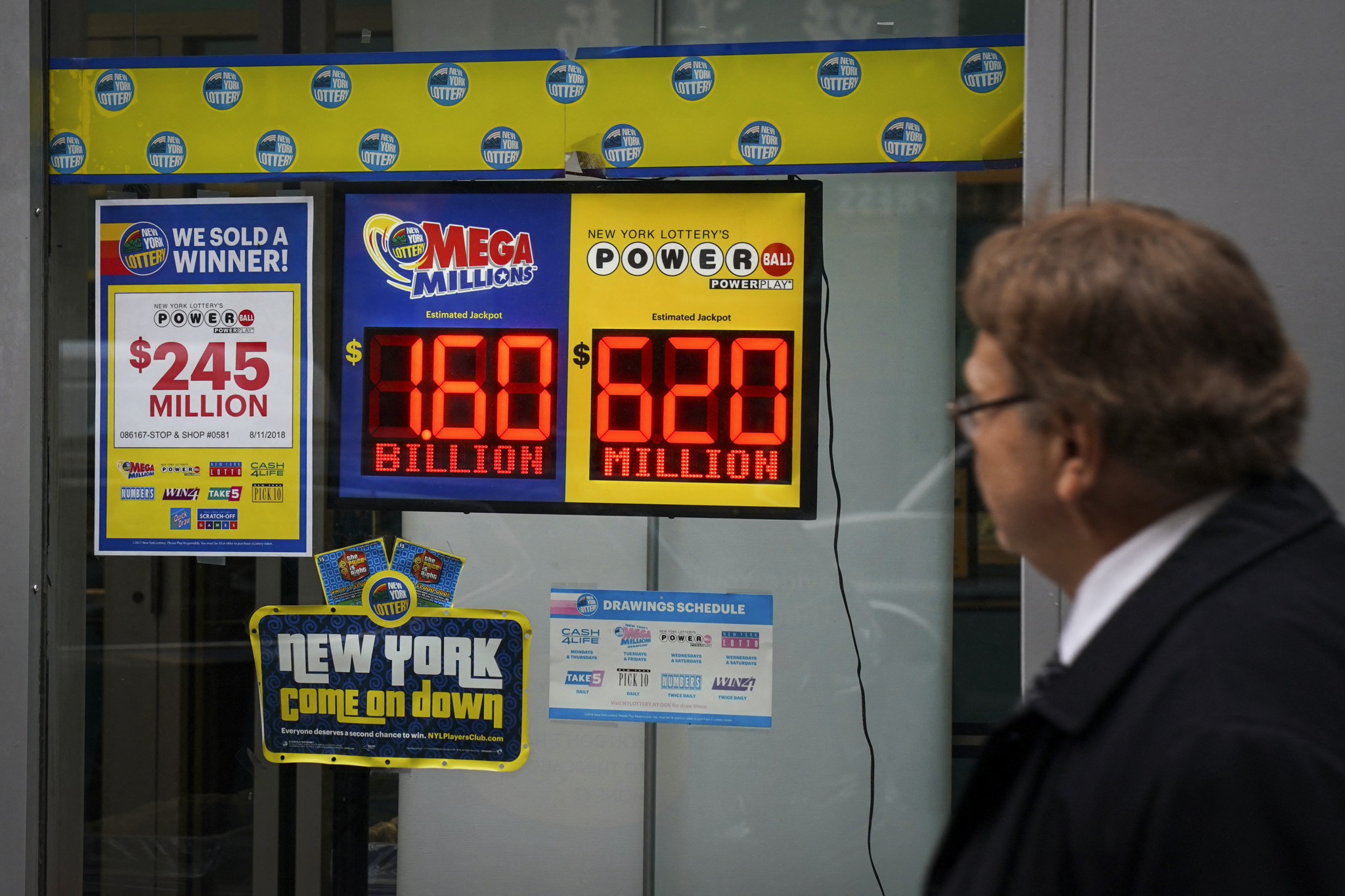 Powerball: un joueur remporte 1,8 milliard de dollars