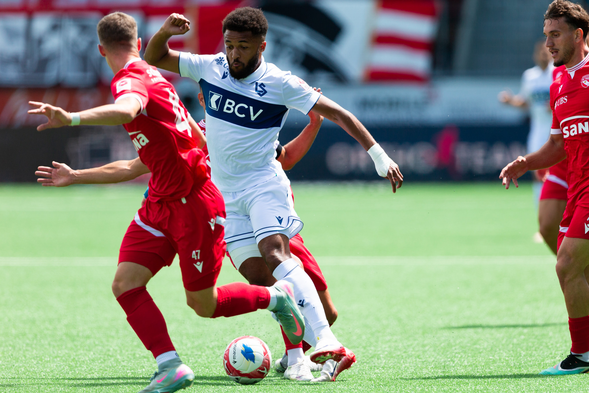 Lausanne-Sport: succès contre Thoune malgré un coup sournois