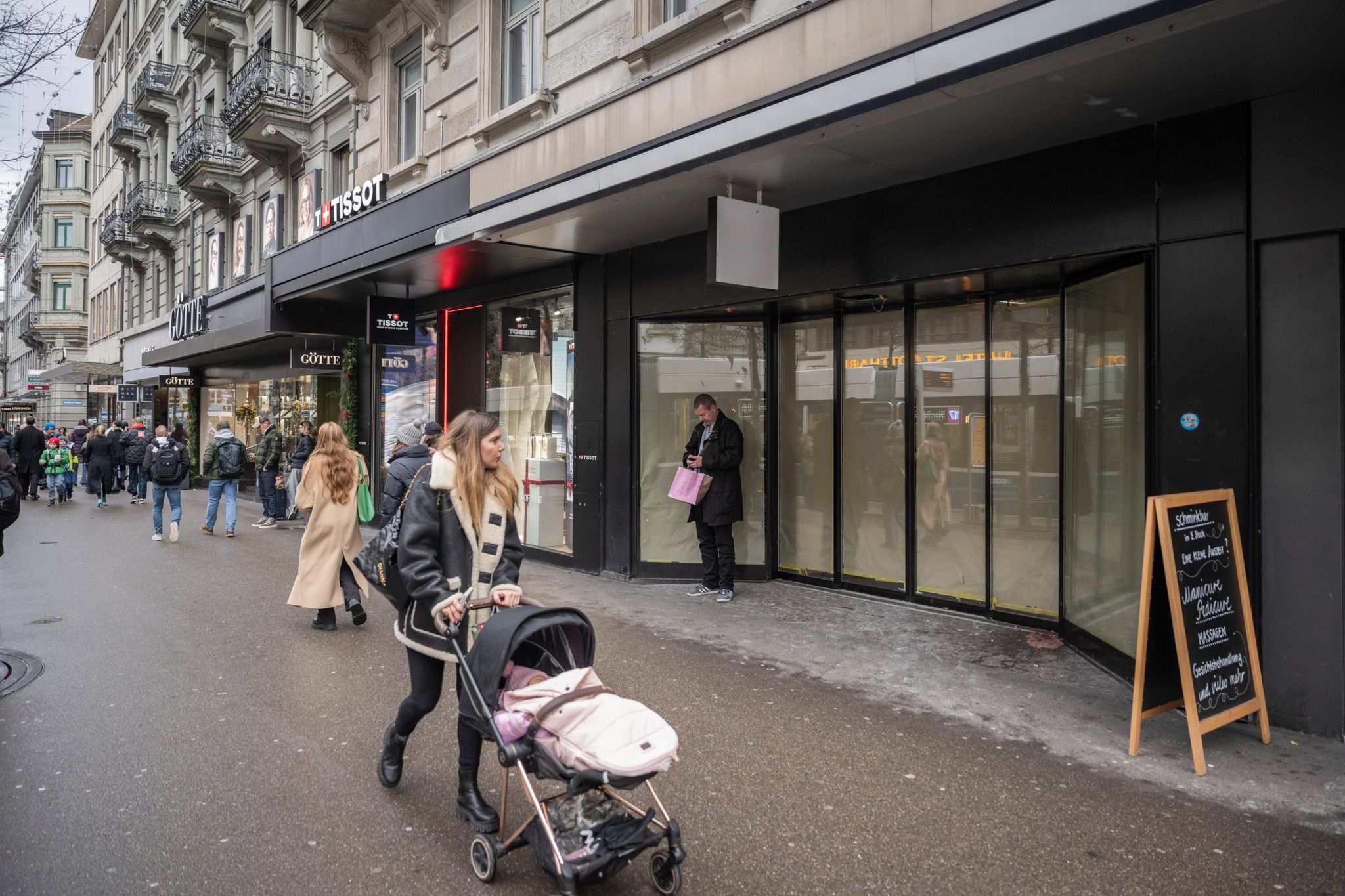 Bahnhofstrasse Zürich: Leere Lokale trotz Toplage