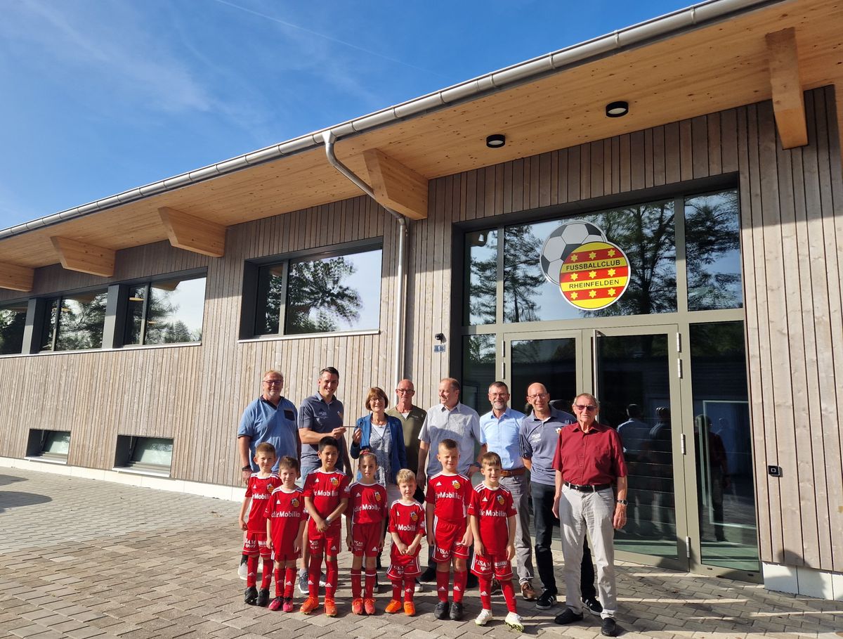 Neue Garderoben für den FC Rheinfelden: Allein der Rohbau kostete 2,3 ...