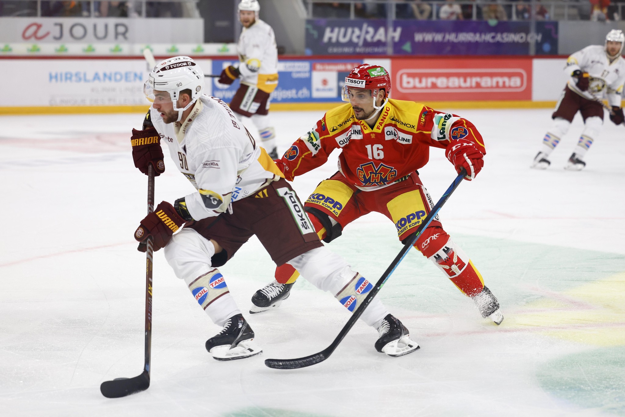 Hockey sur glace: GE Servette se fait blanchir par Bienne | Tribune de ...