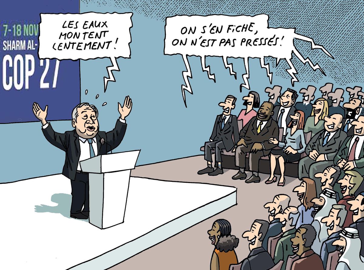 Herrmann: Dessin du 8 novembre | Tribune de Genève