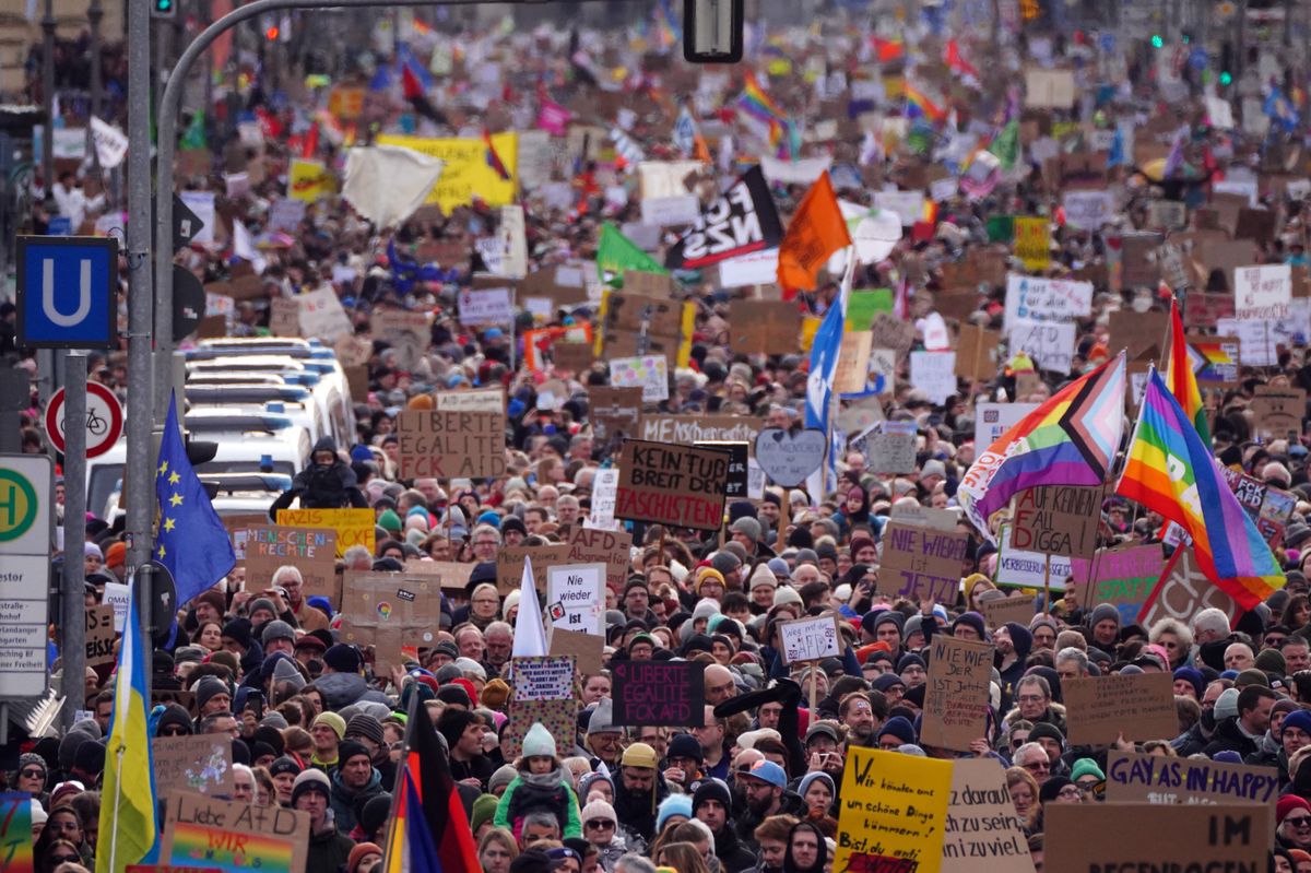 Demonstrationen gegen die AfD: Deutschland geht auf die Strasse ...