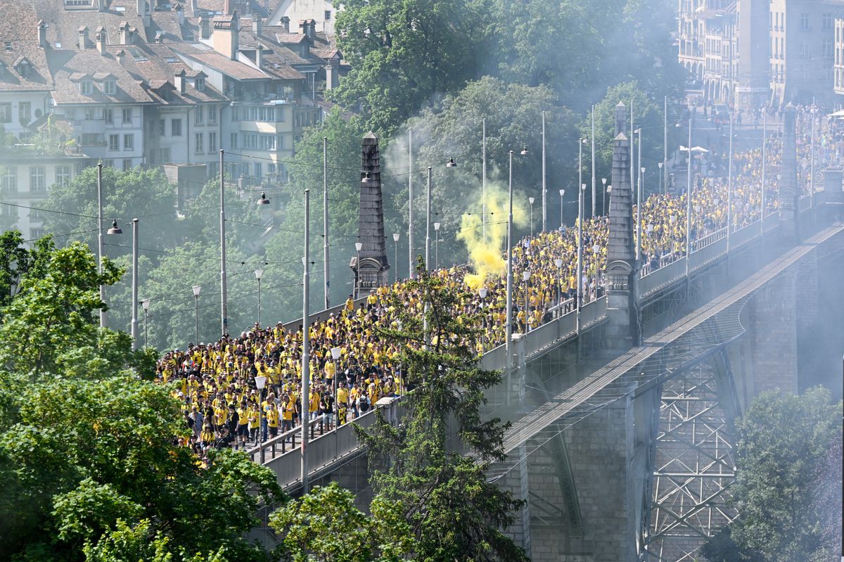 YB-Fanmarsch vor Cupfinal: An eine Niederlage glaubt kaum jemand ...