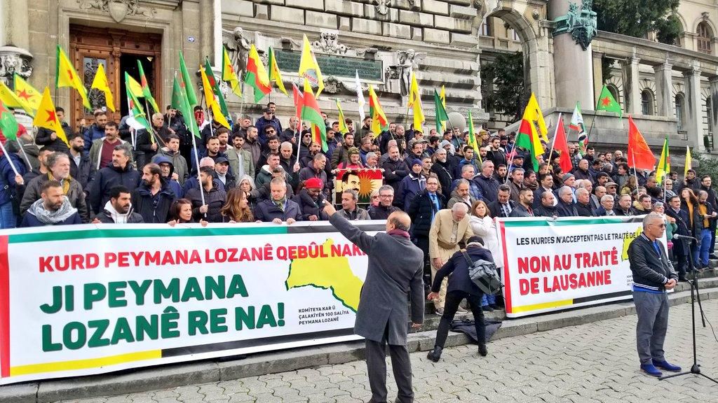 Les Kurdes commémorent «100 ans de souffrances» à Lausanne - Le Matin