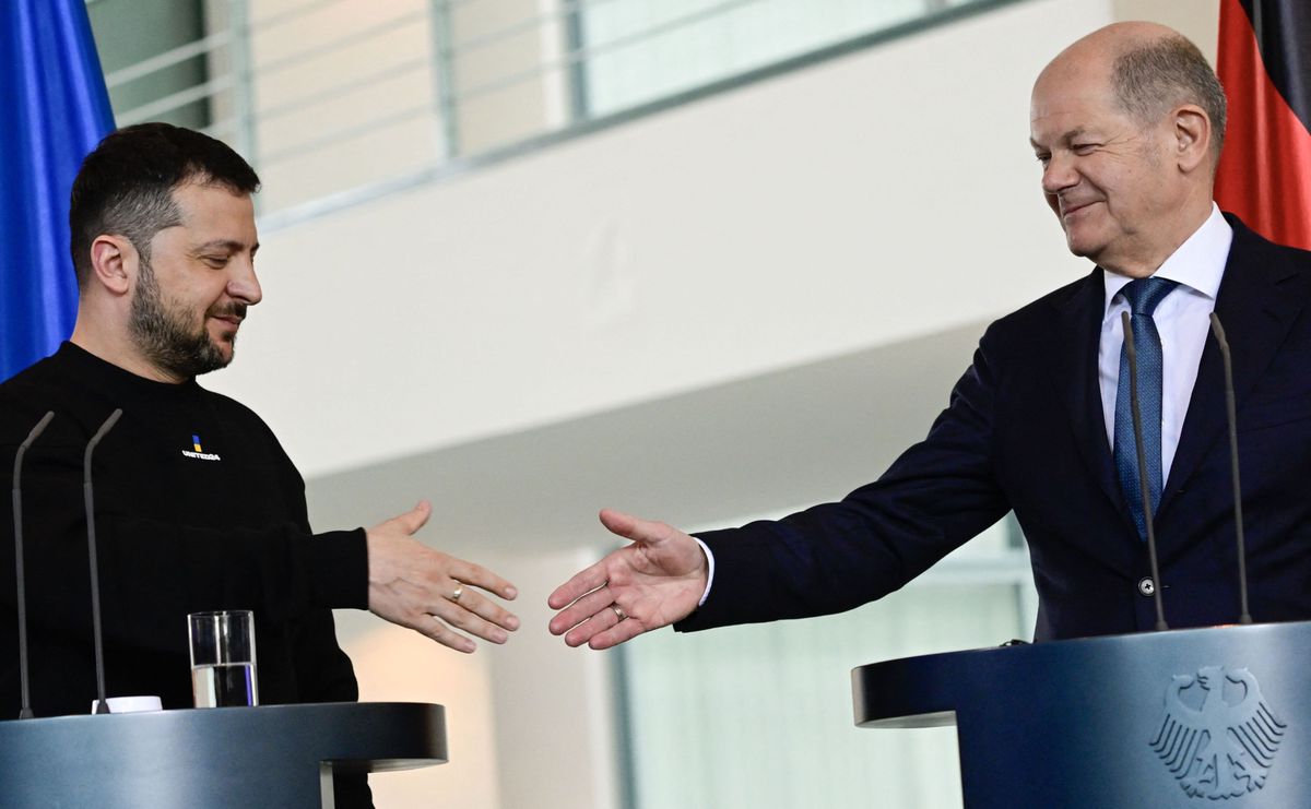 Erster Besuch seit Kriegsbeginn: Selenski dankt Deutschland für die ...