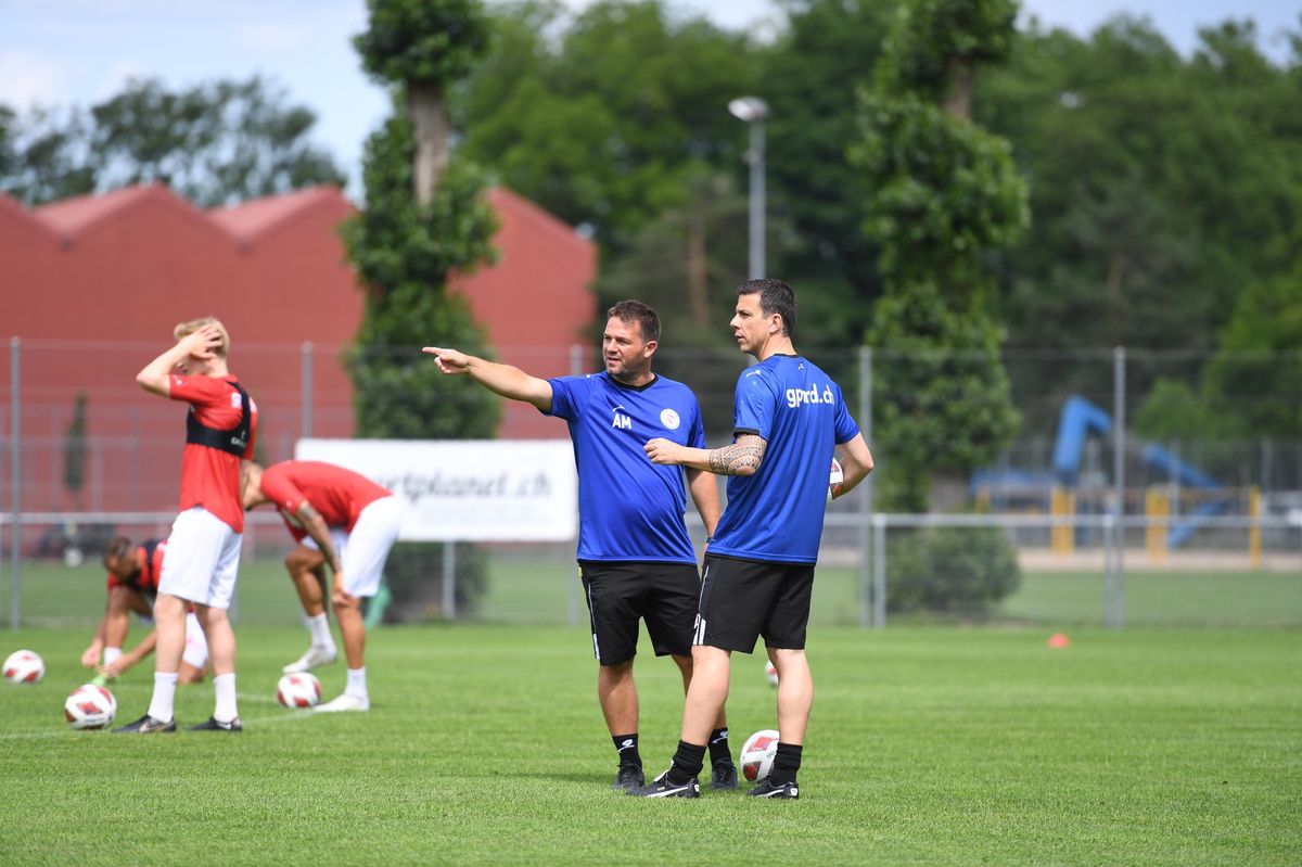 Assistenztrainer Aurélien Mioch: Er ist das Hirn im Spielaufbau des FCW ...