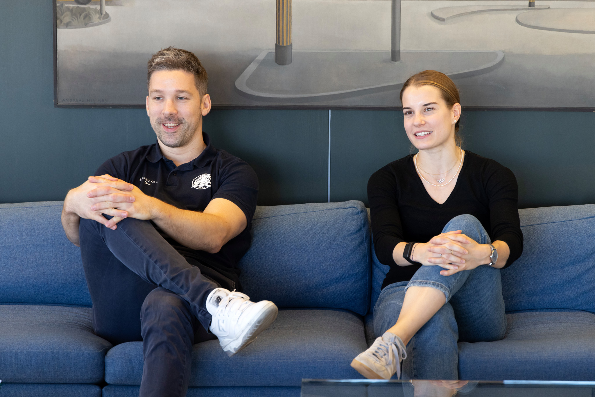 ZSC Lions: Patrick Geering am Zukunftstag von Tamedia