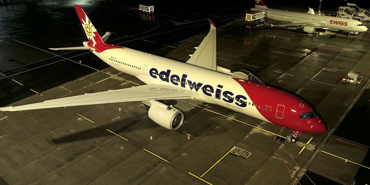 Edelweiss erhält dritten Airbus A350: Maschine heisst «Melchsee-Frutt ...