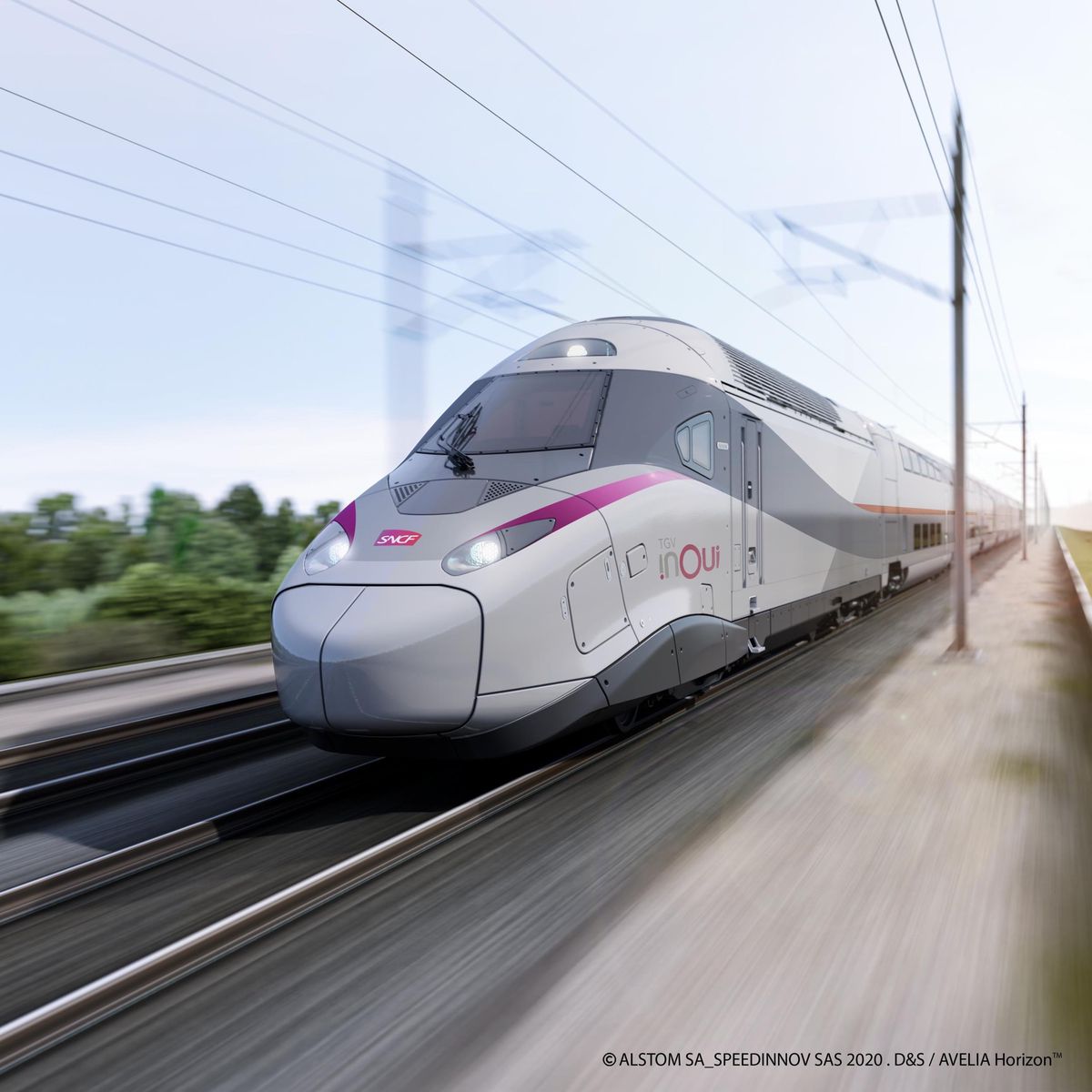 Il roulera dès 2024: Le TGV du futur a un nez aplati et il roulera moins vite | Tribune de Genève